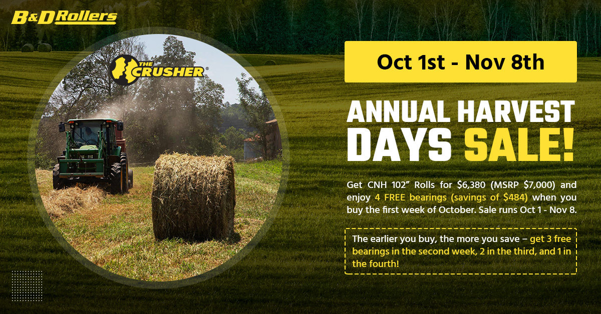 The Ultimate in Hay Conditioning Rollers : The Crusher